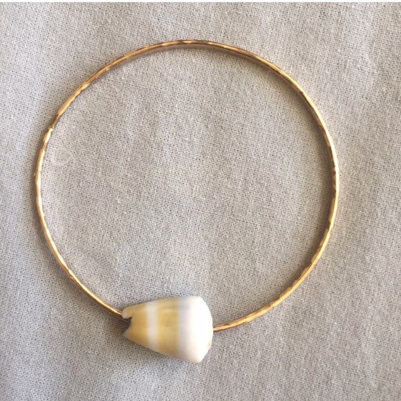Jewelry | Gold Hawaiian Shell Bangles | Poshmark